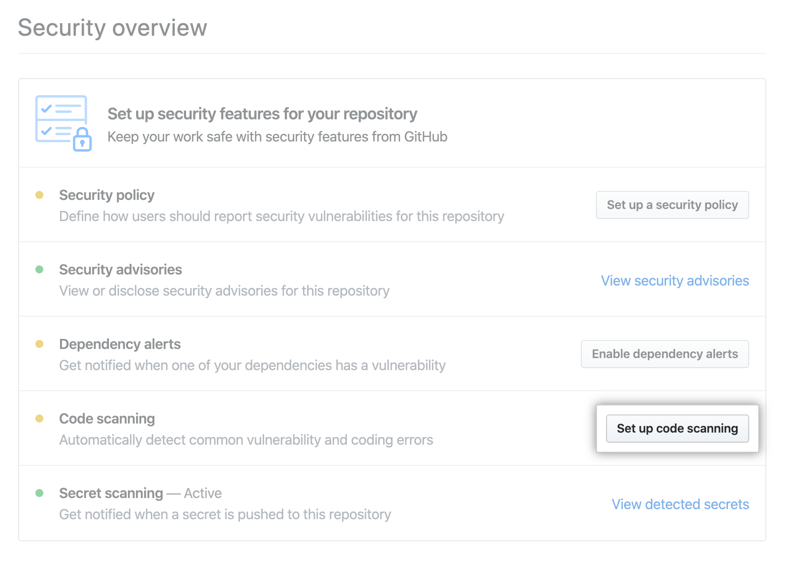 overview-set-up-code-scanning - PHP Magazine Network